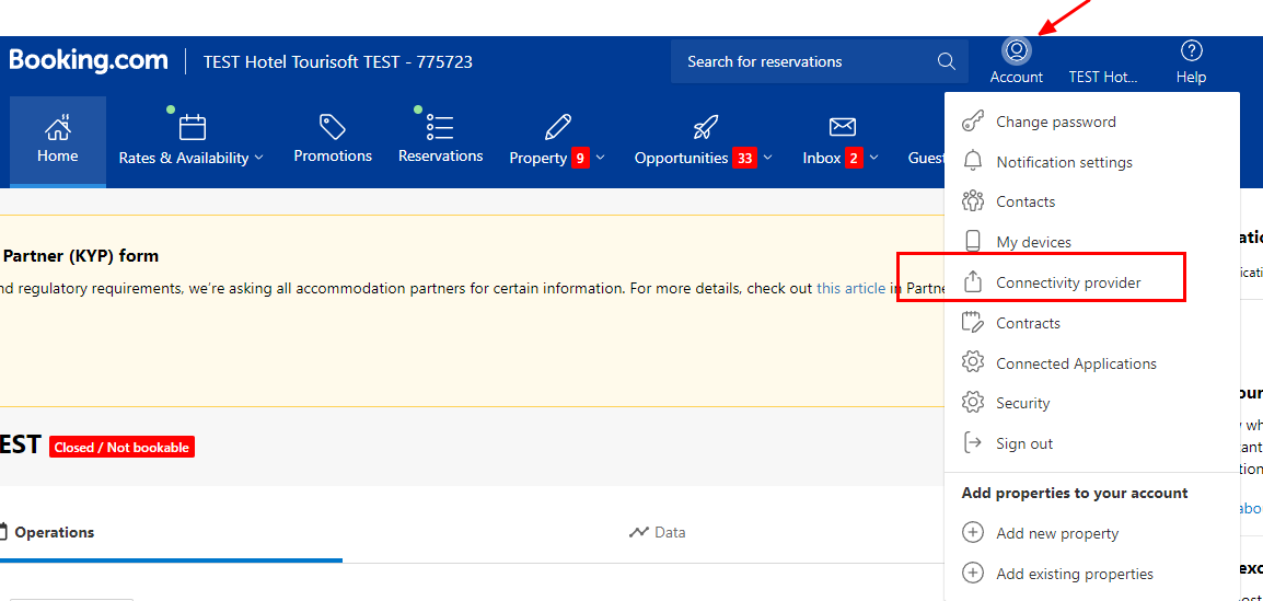 Start of the connection between Booking.com and Hotel-Spider – Hotel-Spider