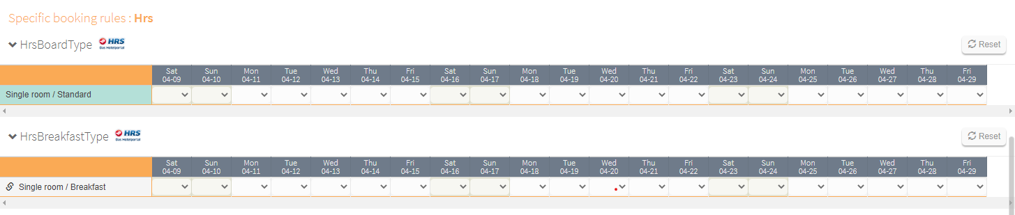 How do I define HRS specific booking rules? – Hotel-Spider